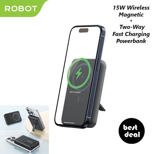 Jual Robot RT16 10000mAh Wireless Magnetic Fast Charging Powerbank ...