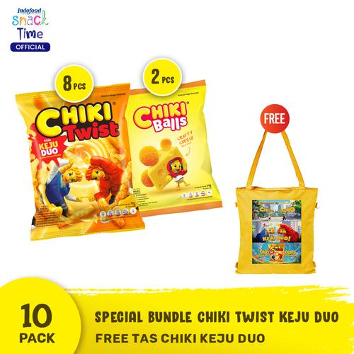 Promo Special Bundle Chiki Twist Keju Duo - FREE Tas Chiki Keju Duo ...
