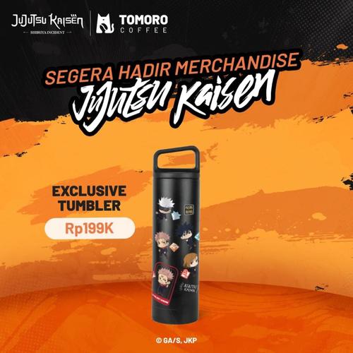 Promo READY TOMORO COFFEE X JUJUTSU KAISEN LIMITED EDITION TUMBLER ...