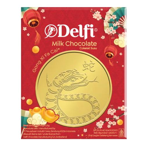 Promo Delfi Chocolate Coin Gold Angpau edisi Imlek 2025 (Shio Ular ...