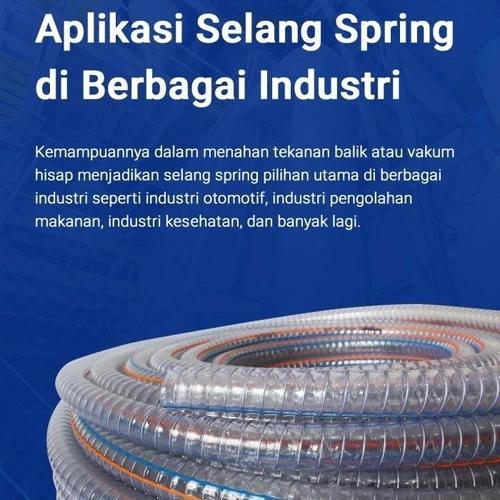 Jual Selang PVC Spring Selang Kawat Per Roll 50 Meter 1 Inch - Jakarta ...