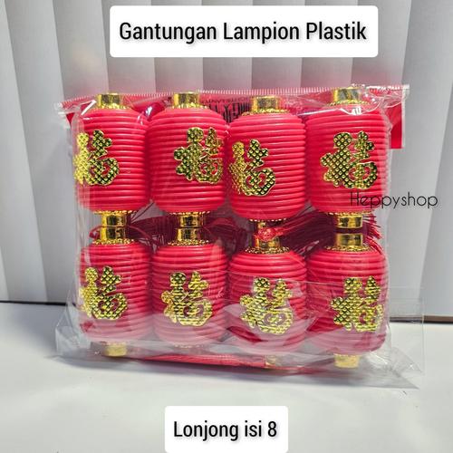 Jual Gantungan Lampion Plastik Gantungan Imlek Lampion Pohon Mei Hua ...