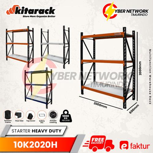 Jual KITARACK Rak Gudang Besi 1 Ton 2 Meter Rack Gudang 3 Susun 1 Ton ...