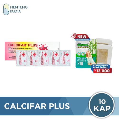 Jual Calcifar Plus 10 Kaplet - Suplemen Kalsium dan Vitamin D3 ...