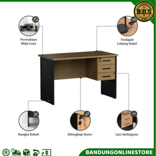 Jual Meja Kantor Premium Dengan Laci Penyimpanan Informa Meja Kerja ...