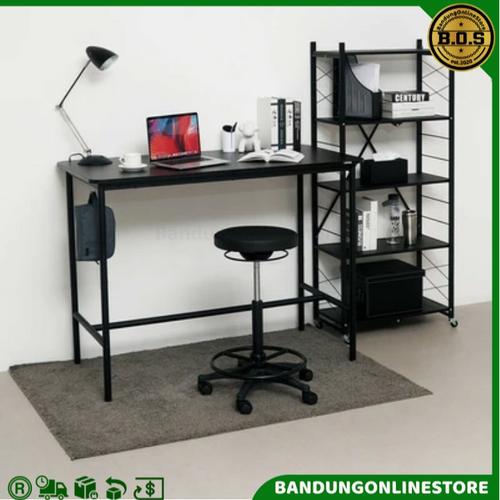 Jual Meja Kantor Minimalis Hitam Informa Meja Kerja Osmo Meja Komputer ...