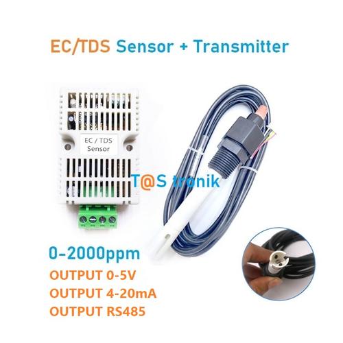 Jual Sensor EC TDS Sensor conductivity sensor EC transmitter TDS ...