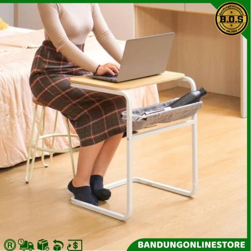 Jual Meja Laptop Modern Cokelat Oak Putih Informa Meja Kerja Golfy Meja ...