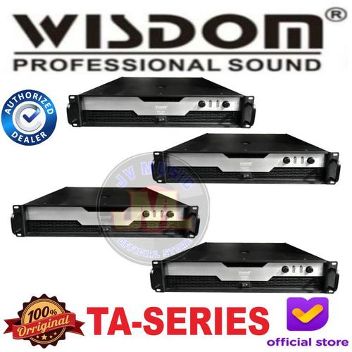 Jual Wisdom TA1000 / TA2000 / TA3000 / TA5000 2-Channel Power Amplifier ...