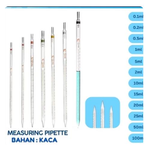 Jual 10 mm Glass pipette kaca pipet laboratorium - Jakarta Pusat ...