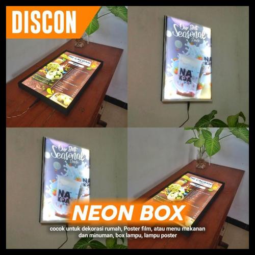 Jual Termurah Neon Box Ukuran 32×48 Buatan Produk Lokal, Cocok Untuk ...