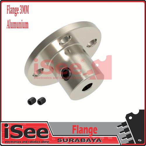 Jual Flange Coupling Aluminum alloy Motor DC Coupling Hub 3mm - Kota ...