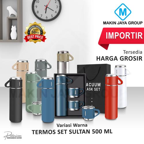 Jual TERMOS SET SULTAN TUMBLER SET STAINLES STEL 304 SOUVENIR MJG 8007 ...
