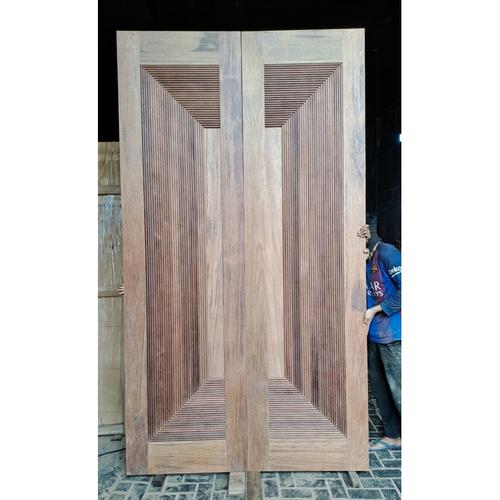 Jual PINTU KAYU SOLID MERBAU 3D 40 x 780 x 2830 - Kota Surabaya - Asli ...
