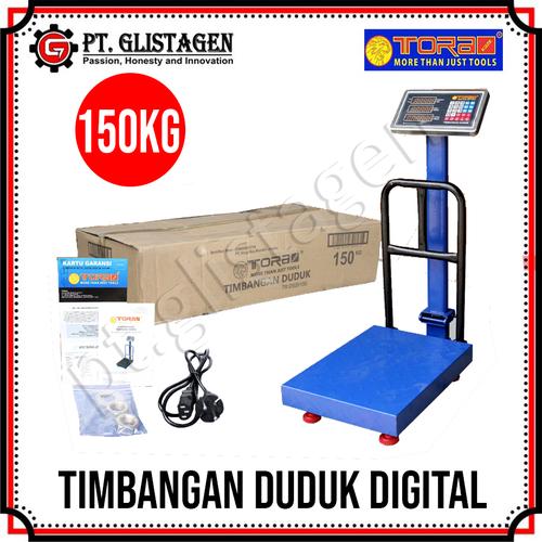 Jual Tora Timbangan Duduk Digital 150 KG Timbangan Barang Ekspedisi 150kg Digital Platform Scale ...
