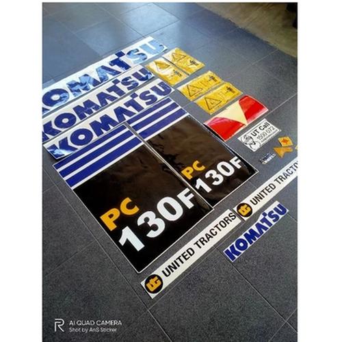 Jual Sticker Excavator Komatsu PC 130 F Stiker Alat Berat - Jakarta ...