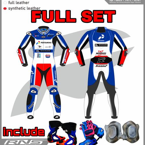 Jual Wearpack Balap Road race fullset original RNS - Fullset premium ...
