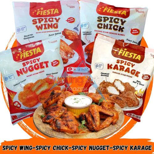 Jual FIESTA SPICY VARIANS 400GR (SPICY WING ,SPICY CHICK ,SPICY KARAGE ...
