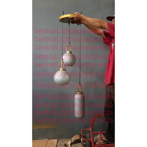 Jual LAMPU GANTUNG HIAS MINIMALIS MODERN 3IN1 CAFE KAFE RESTORAN RUANG ...