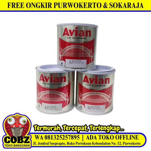 Jual 200 CC / AVIAN ALUMIINIUM Cat Kayu Besi Wood Metal Paint Kaleng ...