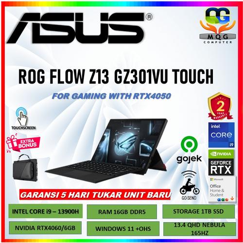 Jual Asus Rog Flow Z13 GZ301VU Touch Intel Core i9 13900H RTX4050 16GB ...