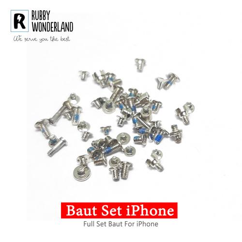 Jual Baut Set Lengkap Apple iPhone 4 / 4s / 5 / 5s / 6 / 6s - Hitam ...