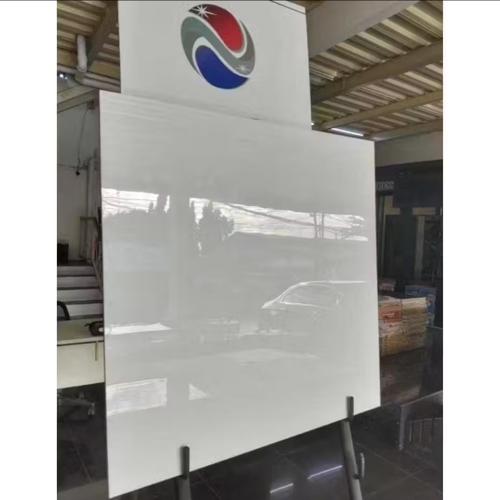 Jual granit lantai putih polos glosy ukuran 60x60 | pavia cloud white - Kab. Bogor - MITRA ...