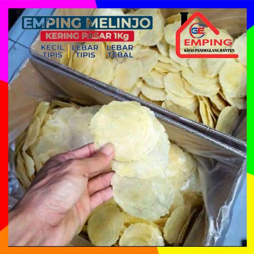 Jual produk Emping melinjo super asli tipis kering kemasan 1kg original ...