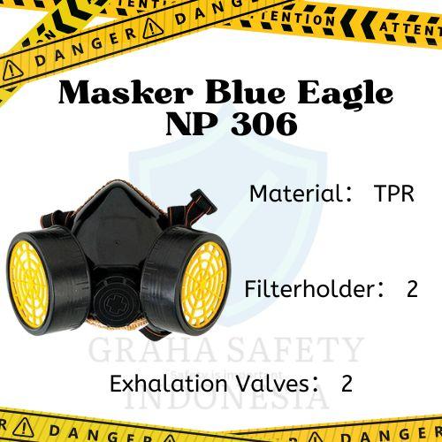 Jual Masker Blue Eagle NP 306 Safety (Sudah termasuk filter) - Jakarta ...