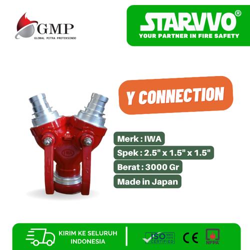 Jual Y Connection Hydrant 2.5" x 1.5" x 1.5" (IWA) - Jakarta Barat - PT GLOBAL MITRA PROTEKSINDO ...
