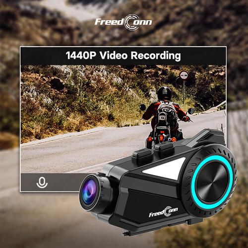Jual freedconn R3 universal pairing intercom waterproof camera 2k ...
