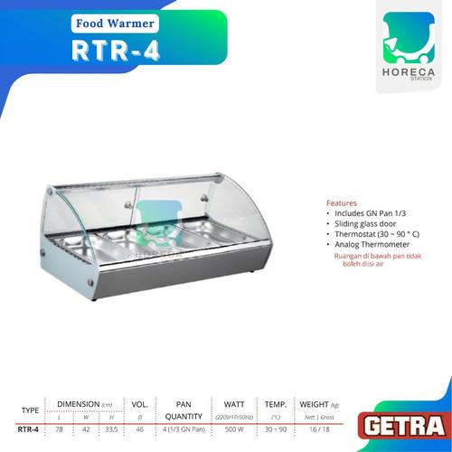Jual GETRA Electric Food Bakery Warmer Donut Pastry RTR-4 / RTR 4 / RTR4 - Jakarta Barat ...