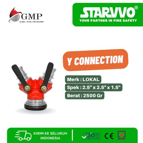 Jual Y Connection Hydrant 2.5" x 2.5" x 1.5" (LOKAL) - Jakarta Barat ...