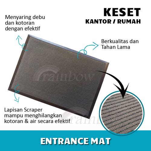 Jual Karpet Keset Kantor Rumah warna Hitam ukuran 120 x 180 cm - Abu-abu - Jakarta Barat ...