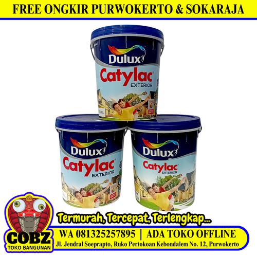 Jual 5 KG / DULUX CATYLAC EXTERIOR Cat Tembok Beton Plafon Wall Paint ...