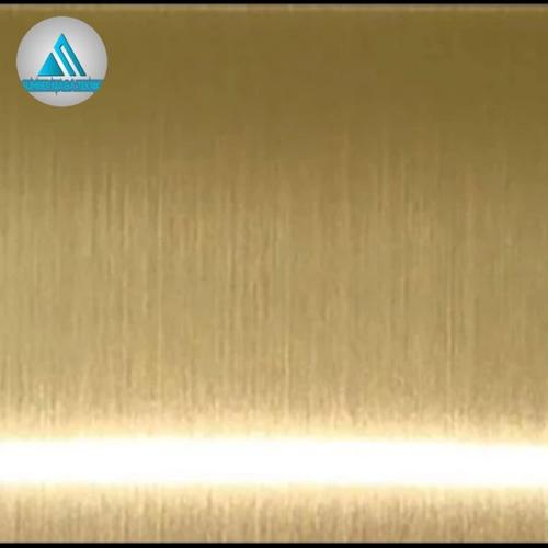 Jual plat stainless 201 gold hairline 1 mm x 1220 mm x 2440 mm ...