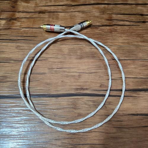 Jual Kabel RCA set jadi,Speaker,TWT,Pure Silver,Perak,RARE,Langka ...