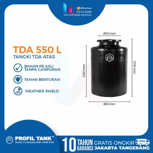 Promo Toren Air Profil TDA 550 L Tandon Tanki Tangki Air Profiltank ...