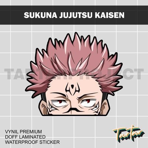 Promo Sticker Stiker Vinyl - Peeker Anime Jujutsu Kaisen Sukuna - Besar ...