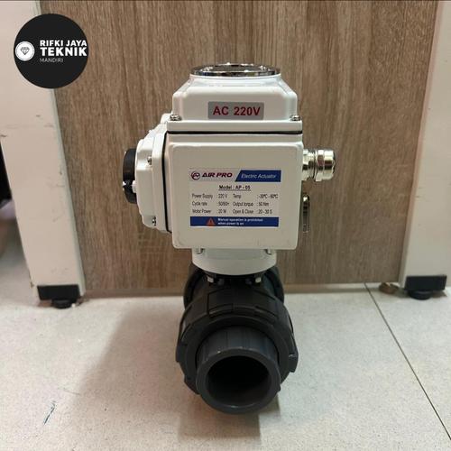 Jual ball Valve pvc motorize on off 2 inch 220v/ball electric actuator ...