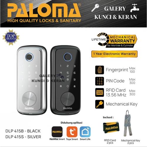 Jual PALOMA DLP 415B 415S Digital Lock Smart Home Door Kunci Pintu ...