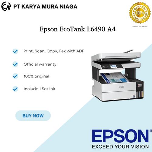 Jual EPSON L6490 A4 INK PRINTER ECO TANK/WHITE - Kota Batam - KARYA ...