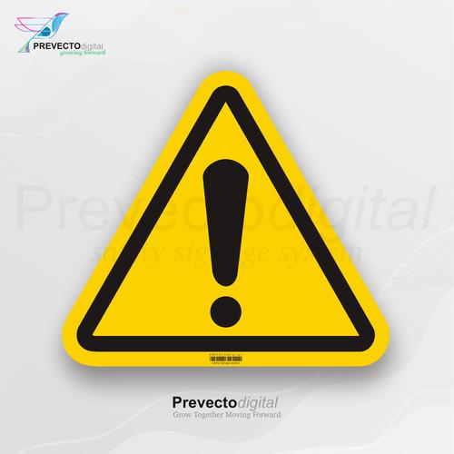 Jual Sticker Safety Sign K3 ISO 7010 Simbol Peringatan Umum Generic ...