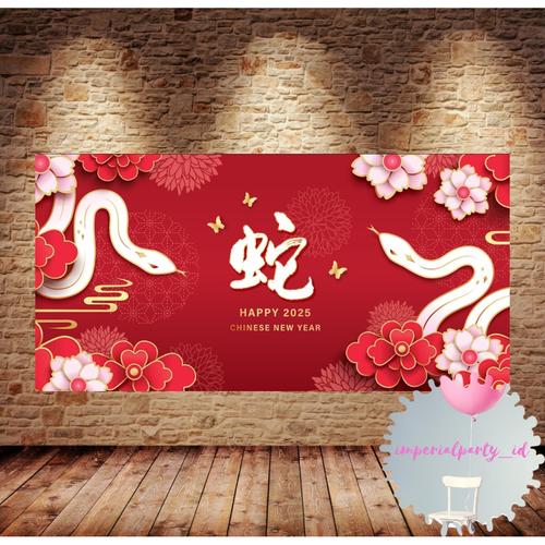 Jual Custom Backdrop Banner Spanduk Imlek Sincia Chinese New Year ...
