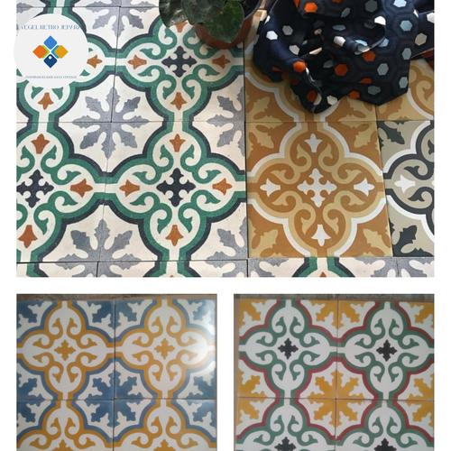 Jual Tegel Motif Java Mini 20x20cm Ubin Tekel Lantai Keramik Pendopo ...