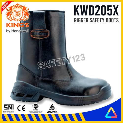 Jual Kings KWD 205X Sepatu Safety Shoes King's KWD205 Hitam Ori ...