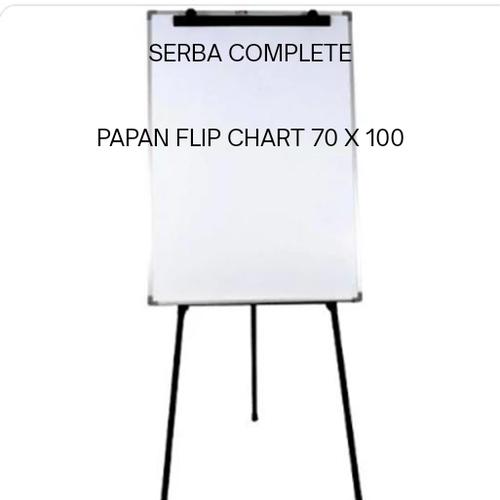 Jual PAPAN FLIP CHART 75X100 PAPAN TULIS WHITEBOARD PAPAN CHART 75 X ...