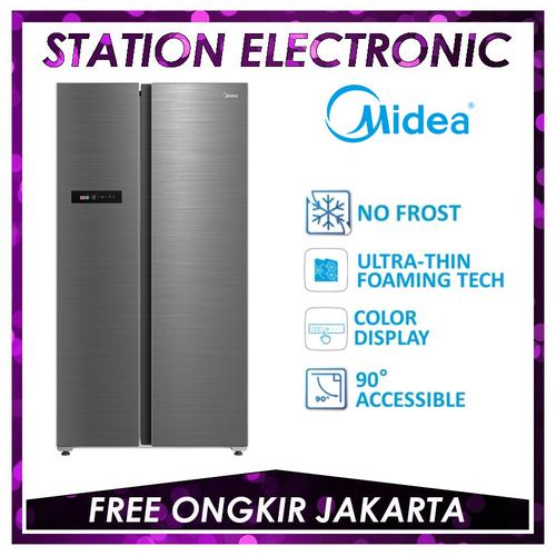 Promo Midea MDRS791MYE45ID Kulkas Side by Side / Kulkas 2 Pintu ...