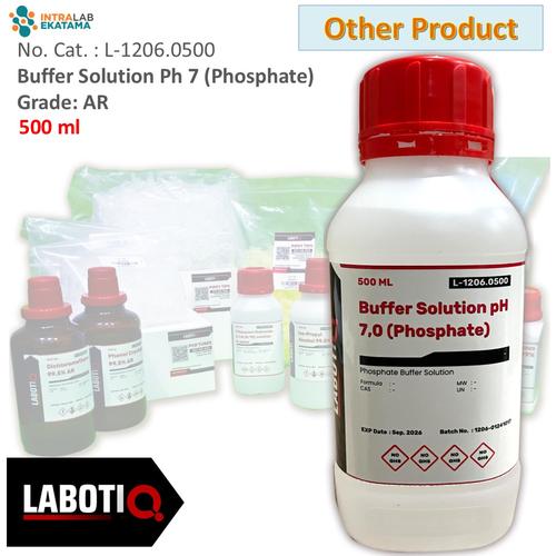 Jual Buffer Solution Ph 7 (Phosphate) Grade: AR, 500 mL, (L-1206), Labotiq - Kota Bogor ...