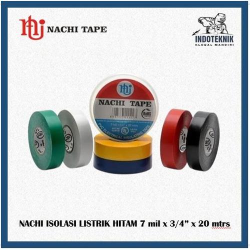 Jual Isolasi Listrik NACHI PVC Electrical Insulation Tape MERAH - Kota ...